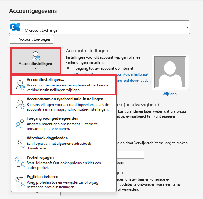 Gebruiker toevoegen aan een gedeelde mailbox in Outlook